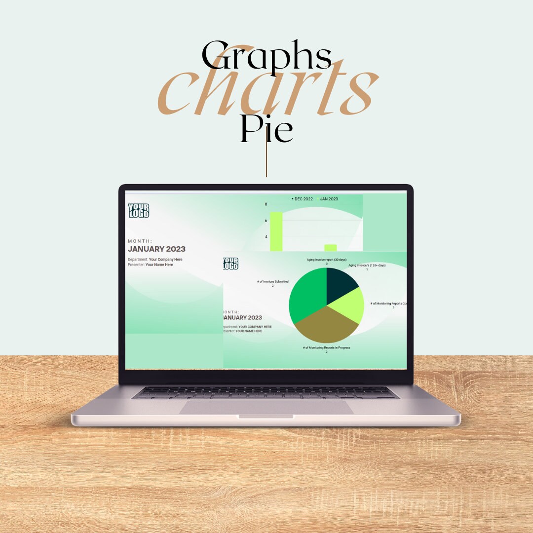 Canva Template for Graphs and Pie Charts Instant Download - Etsy