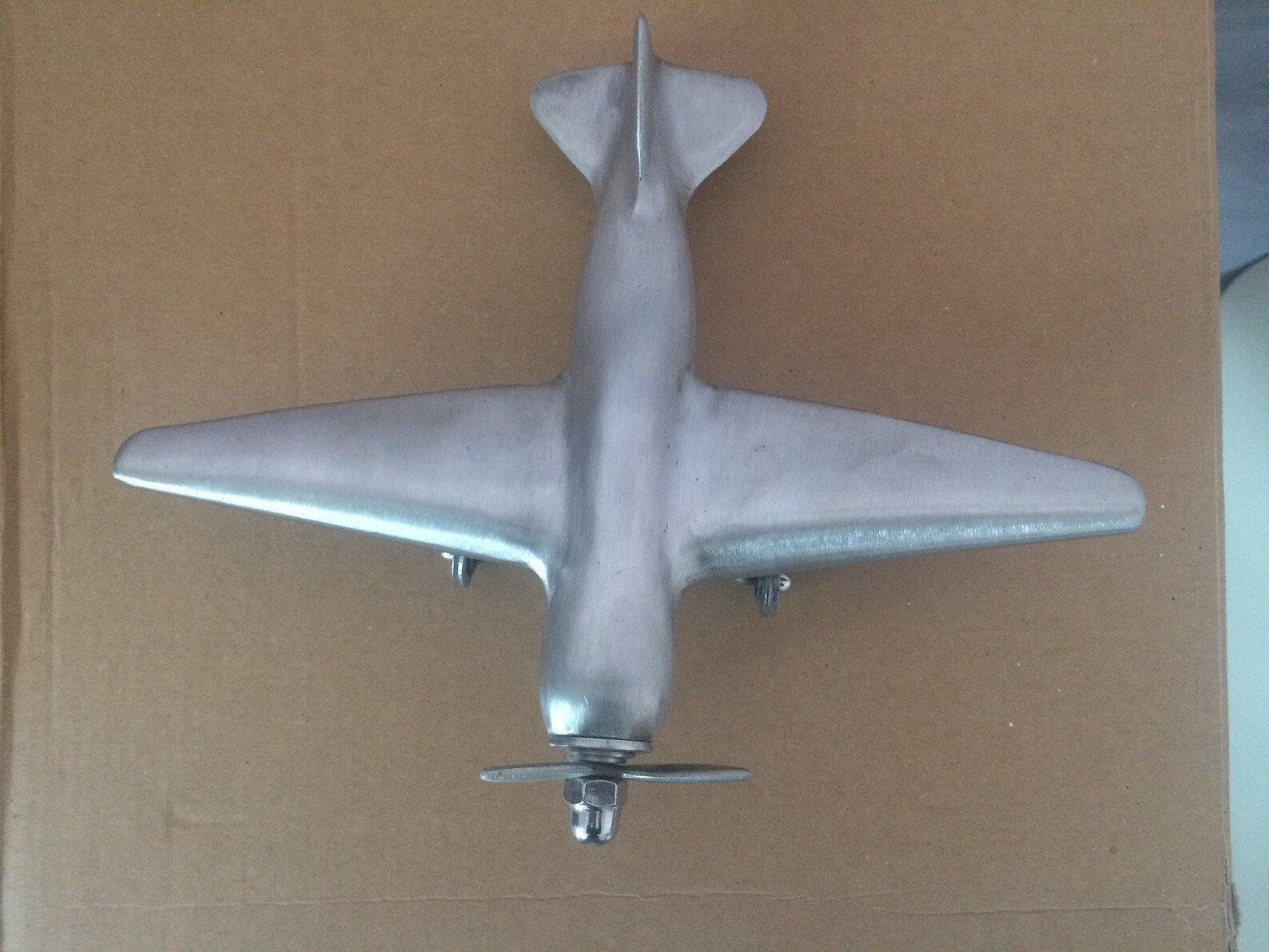 Metal Airplane Model Figurine/metal Plane Scrap Art/plane Desk Decor ...