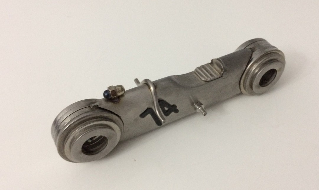 Sleek and Modern Motorcycle Desk Decor Unique Handcrafted Metal Art ...