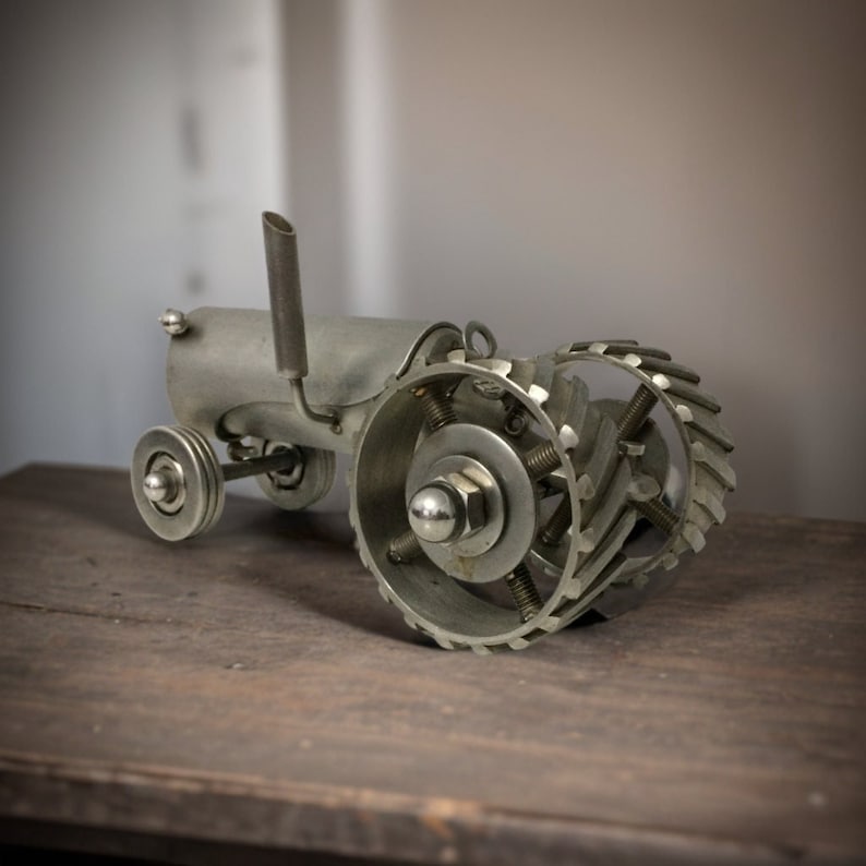 Tractor Metal Art Custom Model Office and Home Decor Gift Garage Decor ...