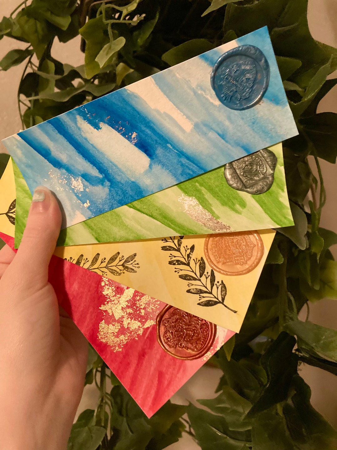 4 Pack Harry Potter Inspired House Bookmarks - Etsy