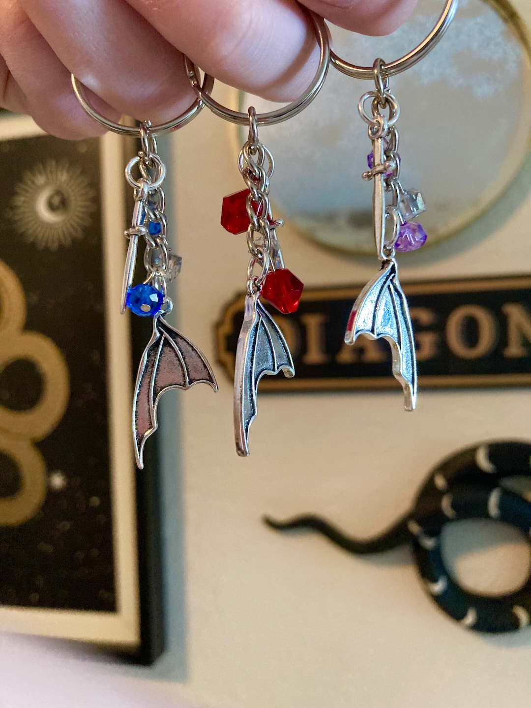 Bat Boys Keychains - Etsy