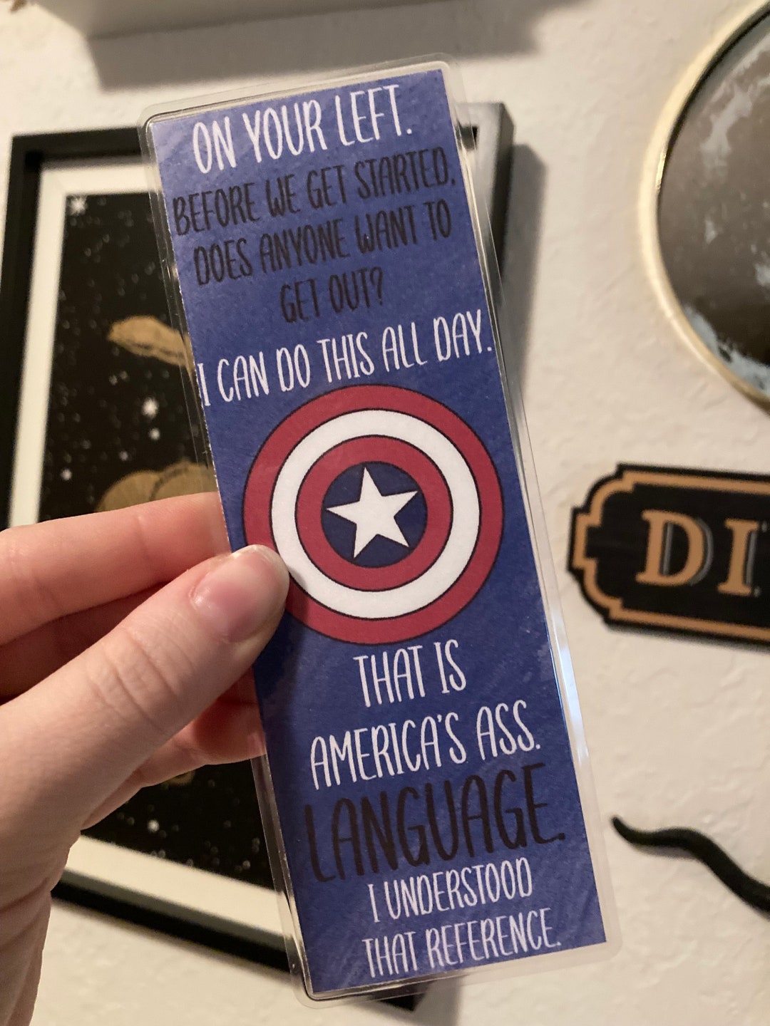America Captain/ Soldier Winter Bookmarks. Set of 2 - Etsy