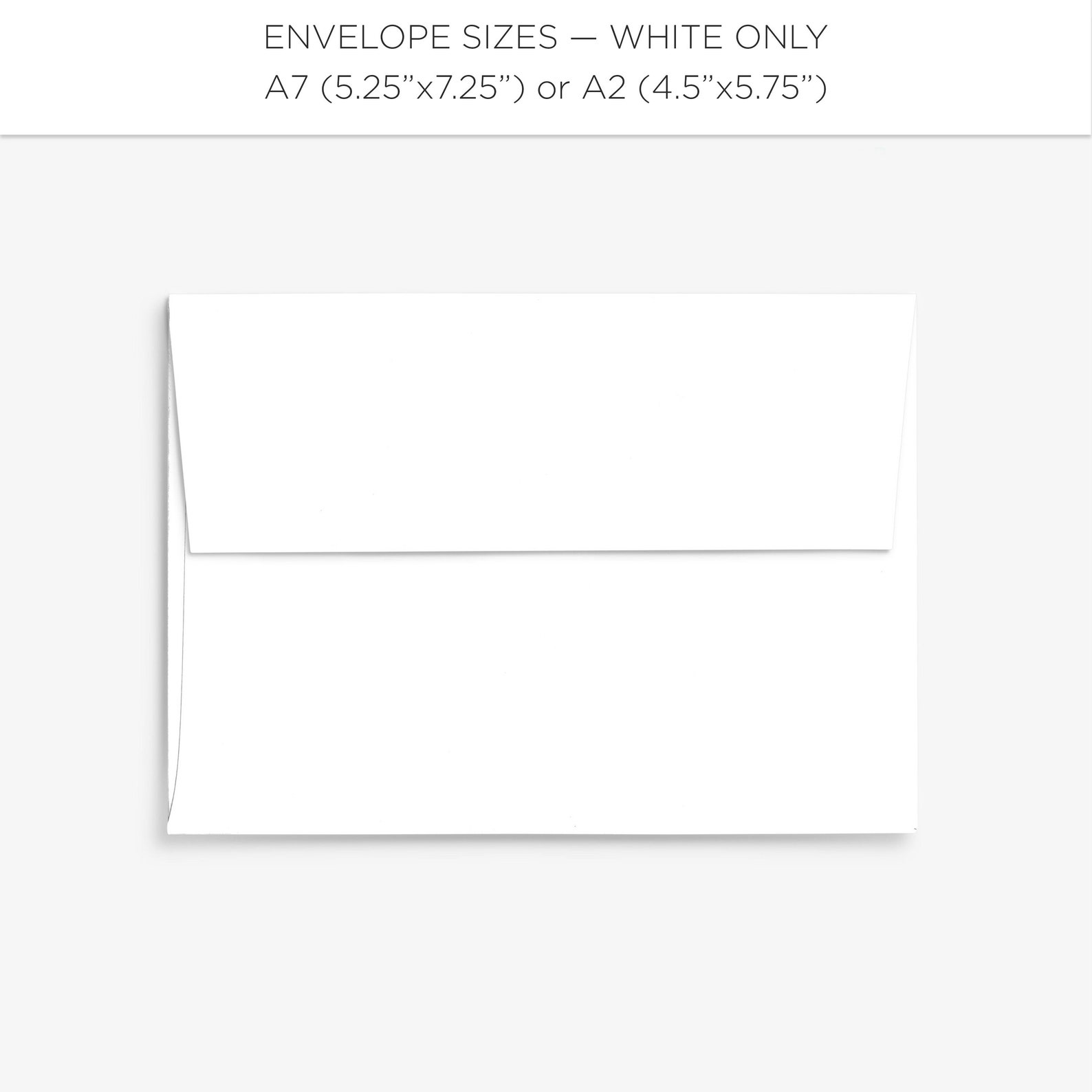 Return Address Printed on Envelopes for Note Cards or Invitations ...