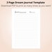 Dream Journal Printable PDF Dream Tracker Dream Diary Printable Dream ...