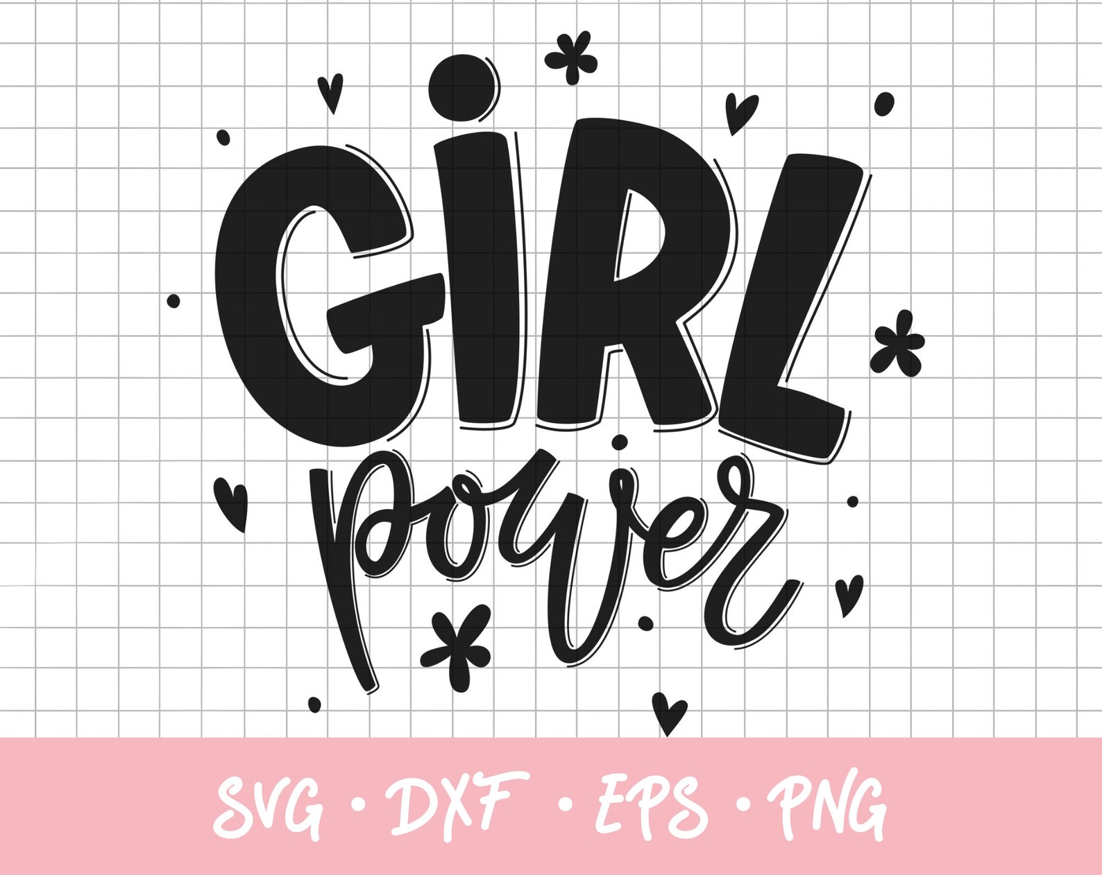 Girl Power Svg Popular Motivational Cut Files Mom Daughter - Etsy