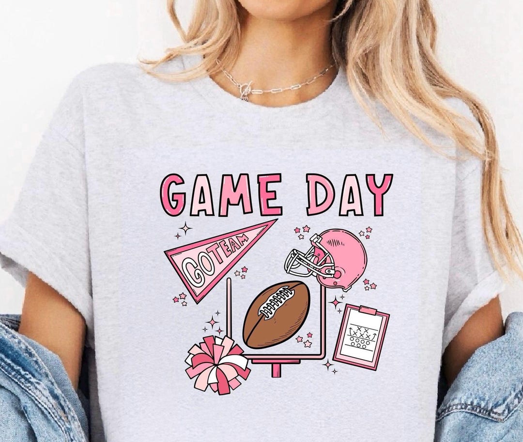 Game Day PNG Digital Download Football Shirt Preppy Football Season ...