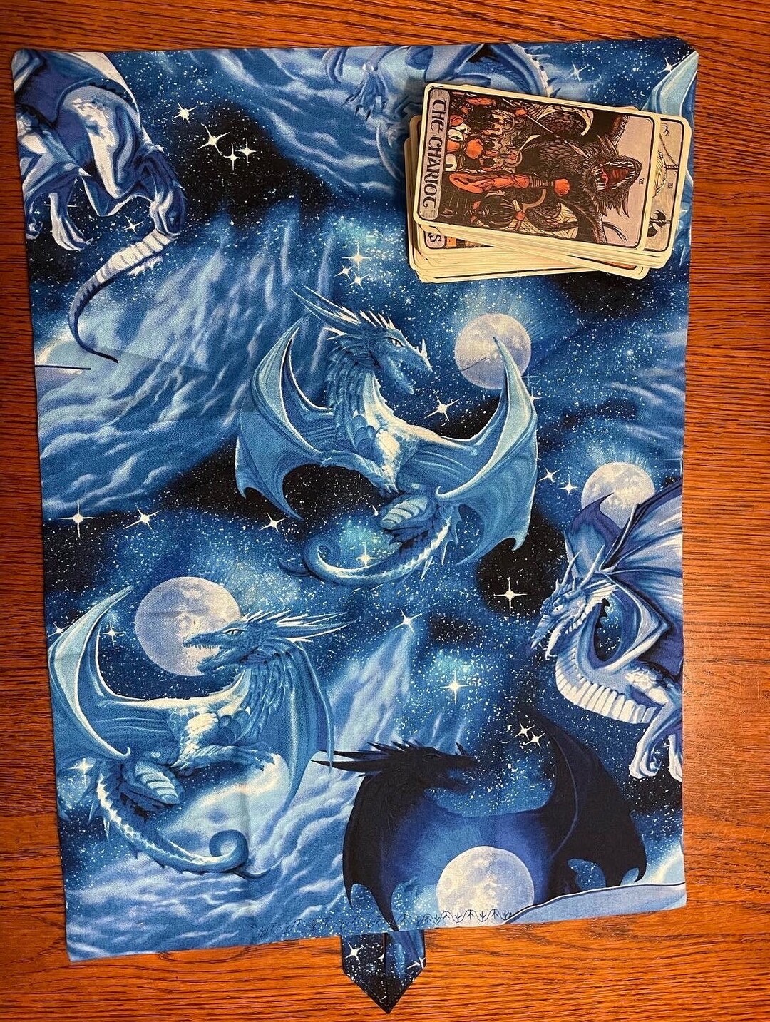 Blue Moon Dragon Card Wrap/ Spread Cloth - Etsy