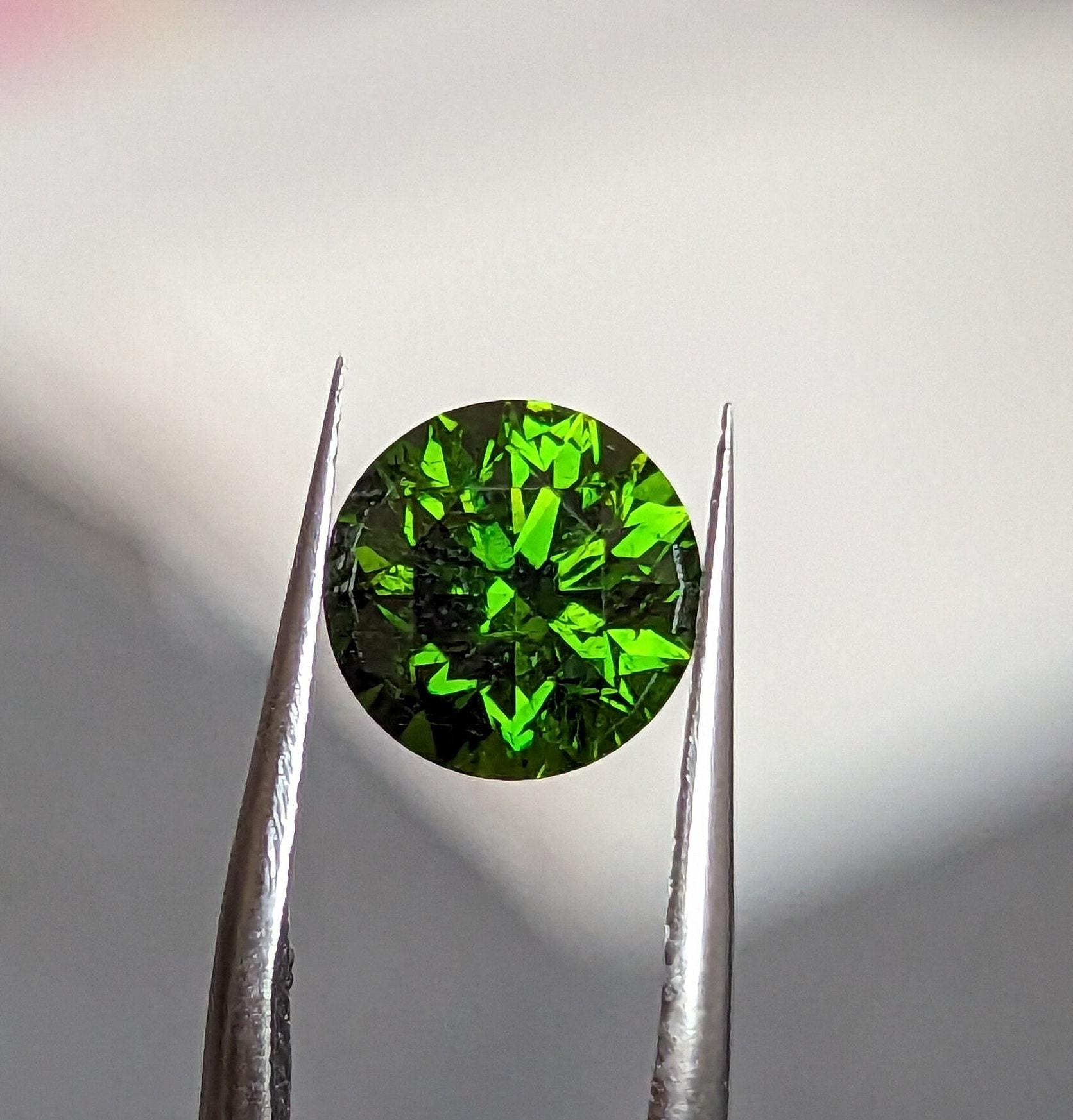 2.7 Ct Exceptional Demantoid Garnet With Stunning Horsetail Inclusions ...