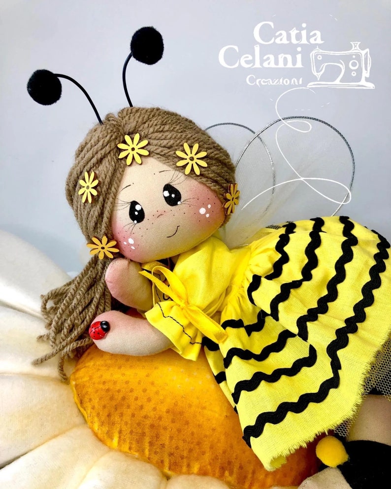 Bee Doll Pattern : SEWING PATTERN PDF - Instant Download - Easy to Make ...