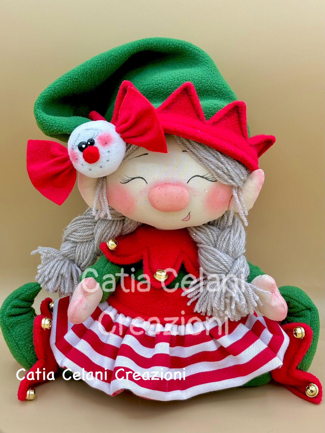 Elf "caramella" Pattern - Christmas, Easy, PDF, Instant Download - Etsy