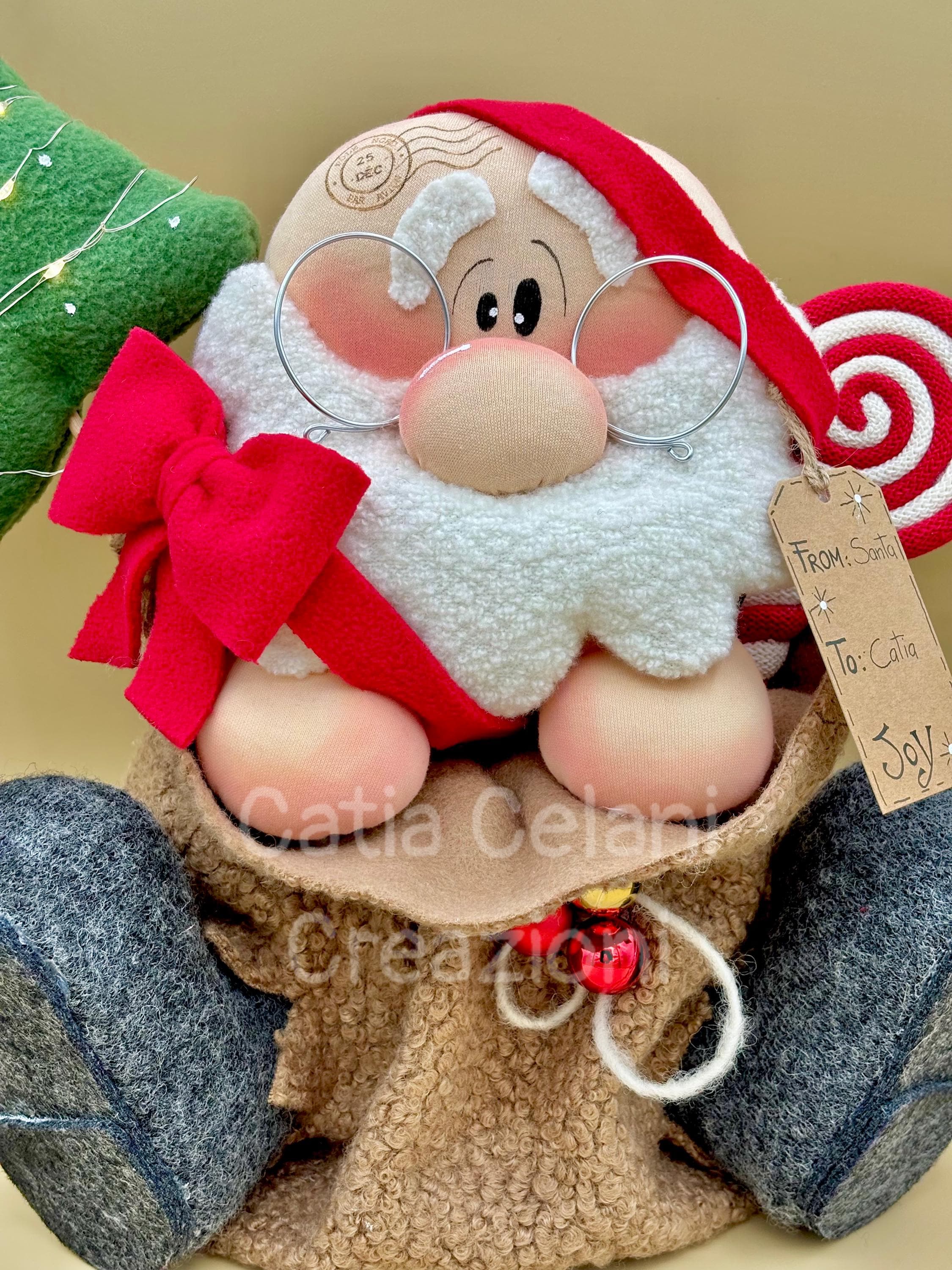 Santa in the Sack - Pattern - Santa Claus, Easy, Pdf, Instant Download ...