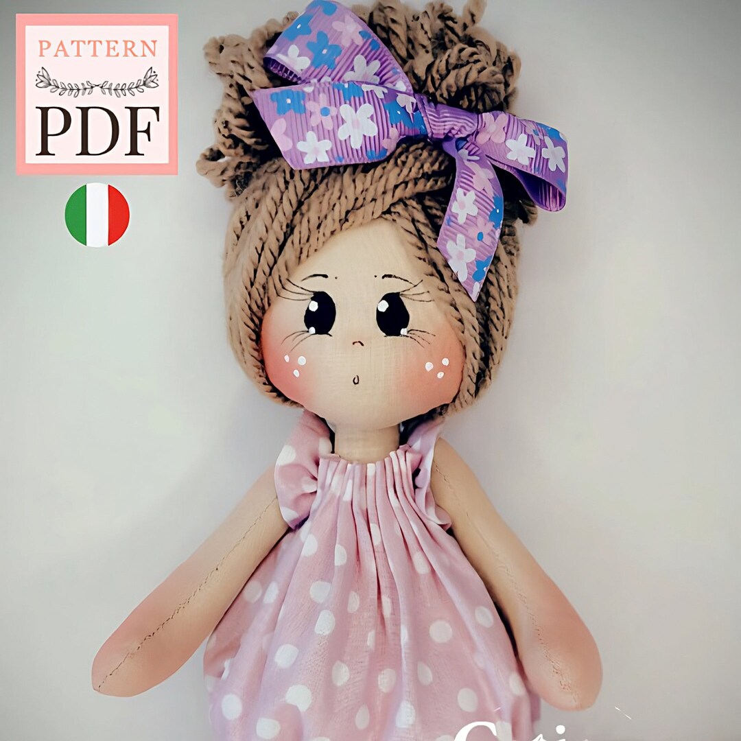 Dancer Doll Pattern "eggy" - SEWING PATTERN PDF - Instant Download ...