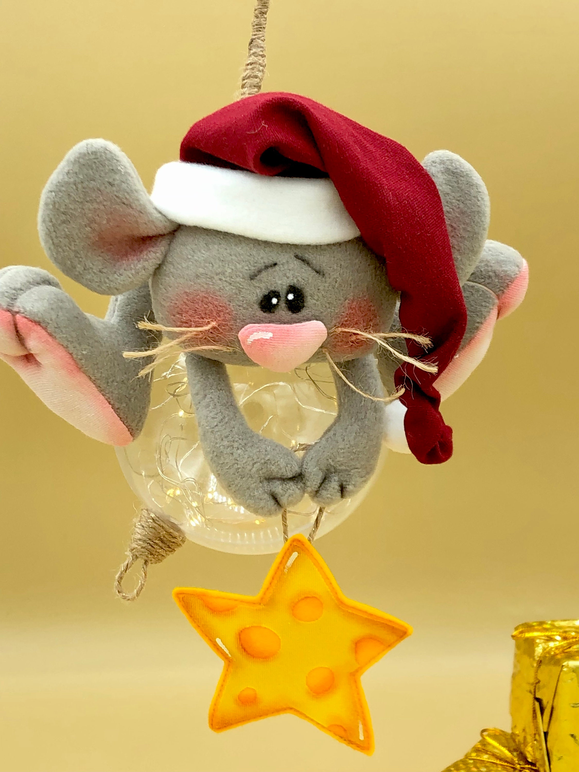 Pattern little Light the Mouse Christmas Pdf - Etsy