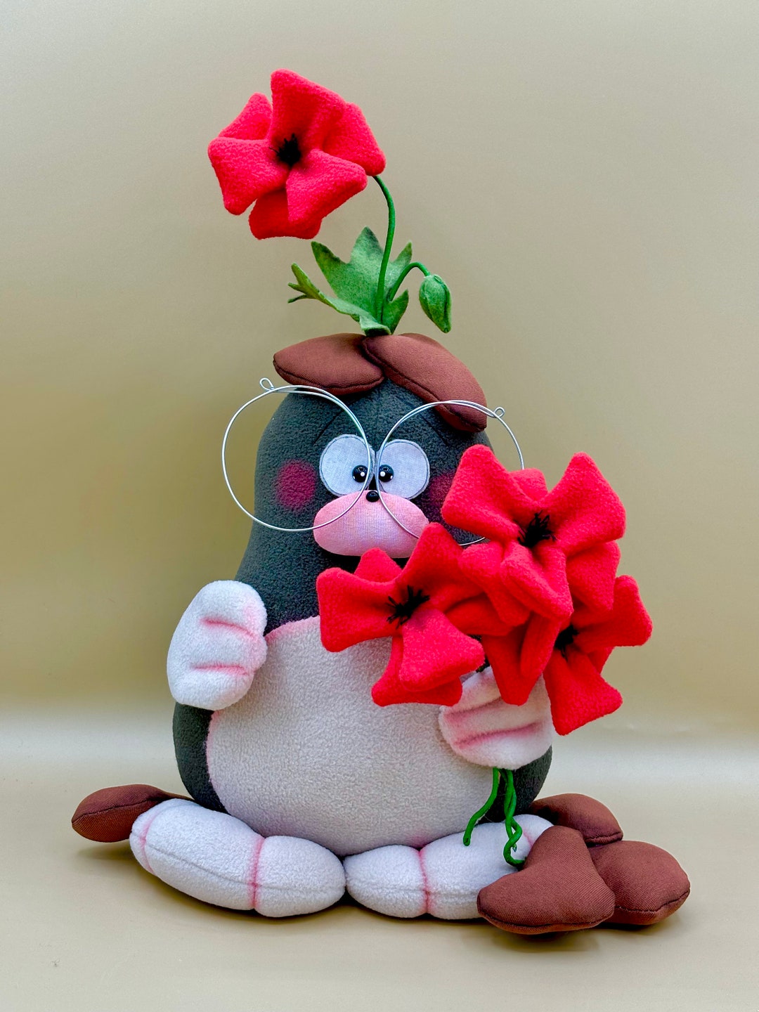 Sewing Pattern "enrico the Mole" - Instant Download - Easy to Make ...