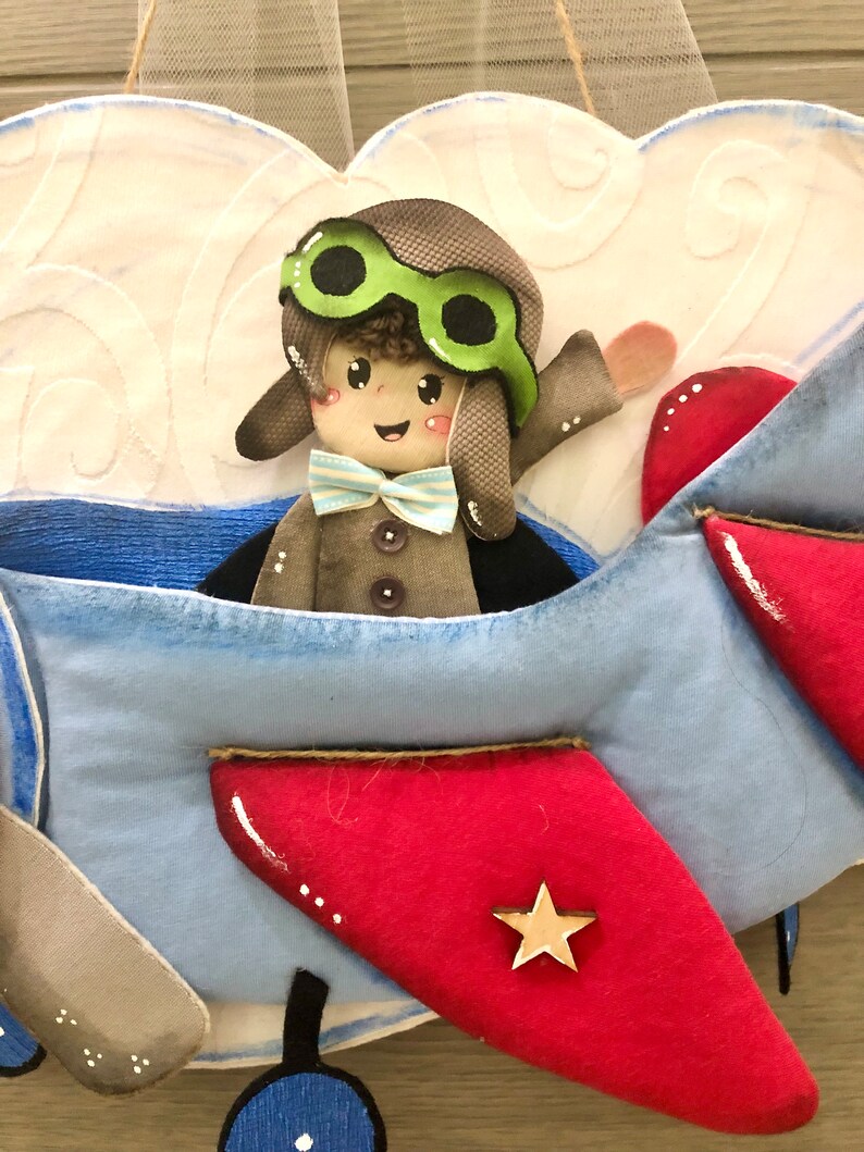 Sewing Pattern Little Aviator Plane Birth Bow Instant Download Easy to ...