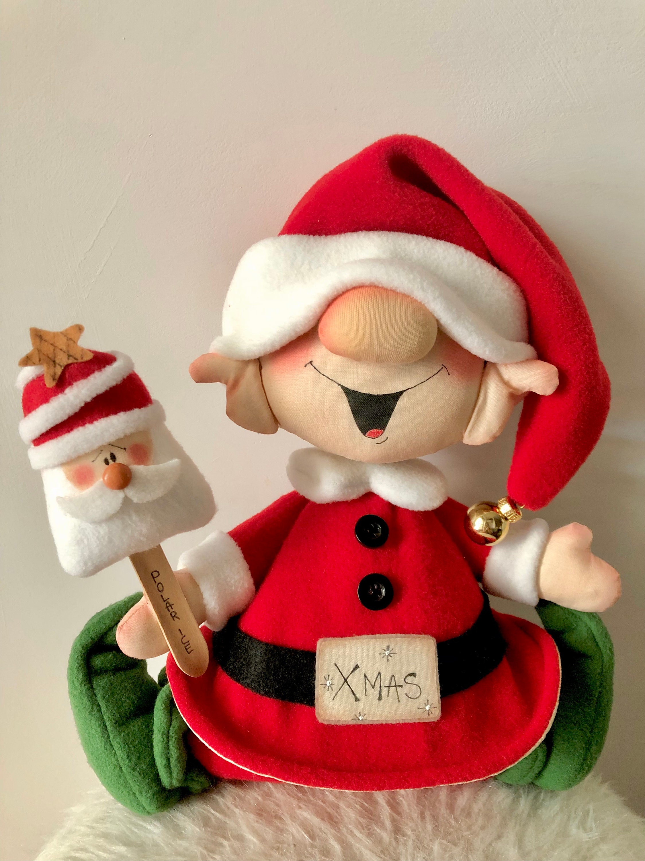 Patrón de costura Elf Icicle Navidad, fácil, pdf, descarga instantánea ...