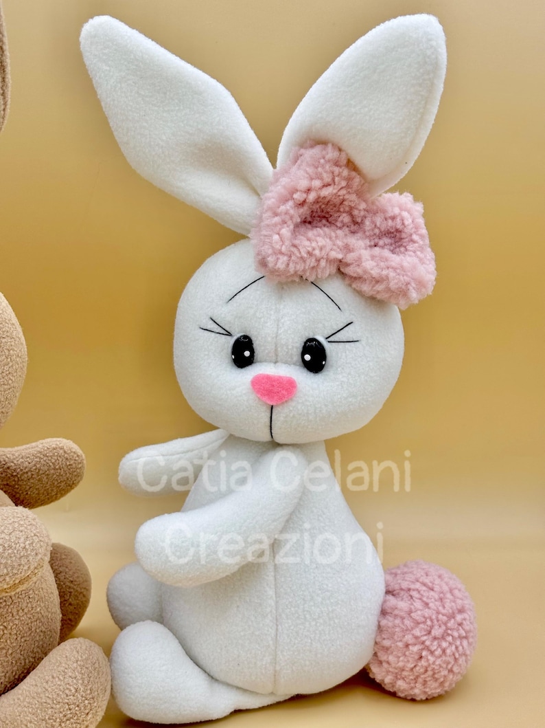 Sewing Pattern - "twin Bunnies" - Easy to Make - Instant Download - Pdf ...