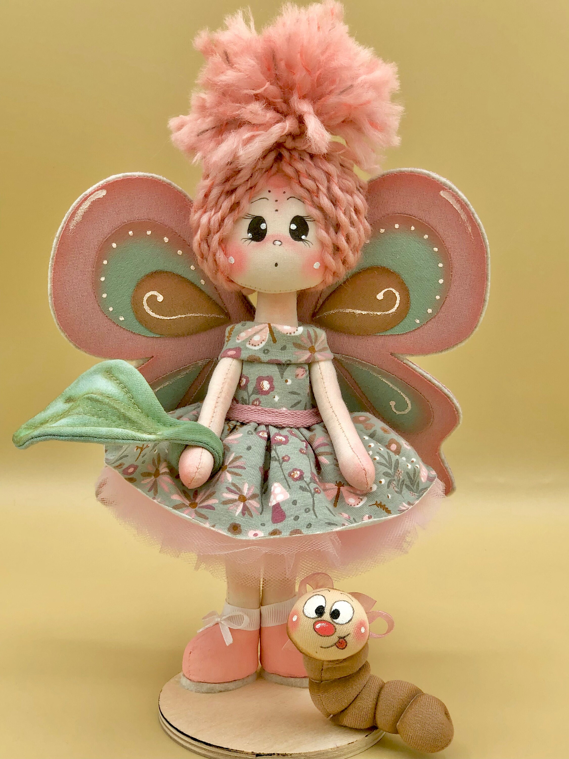 Paper Pattern "lalla Butterfly and Cris the Caterpillar" : Butterfly ...