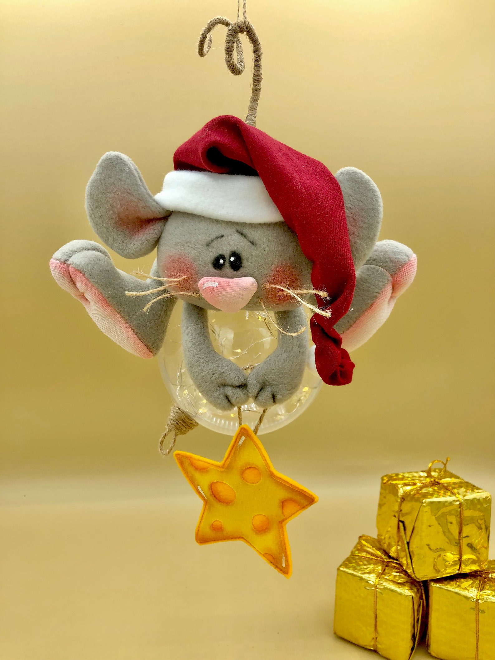Pattern "little Light" the Mouse, Christmas Pdf, Instant Download, Easy ...