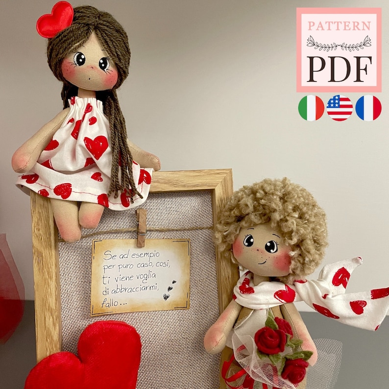 Sewing Pattern Messengers of Love Valentine's Day Instant Download Easy ...