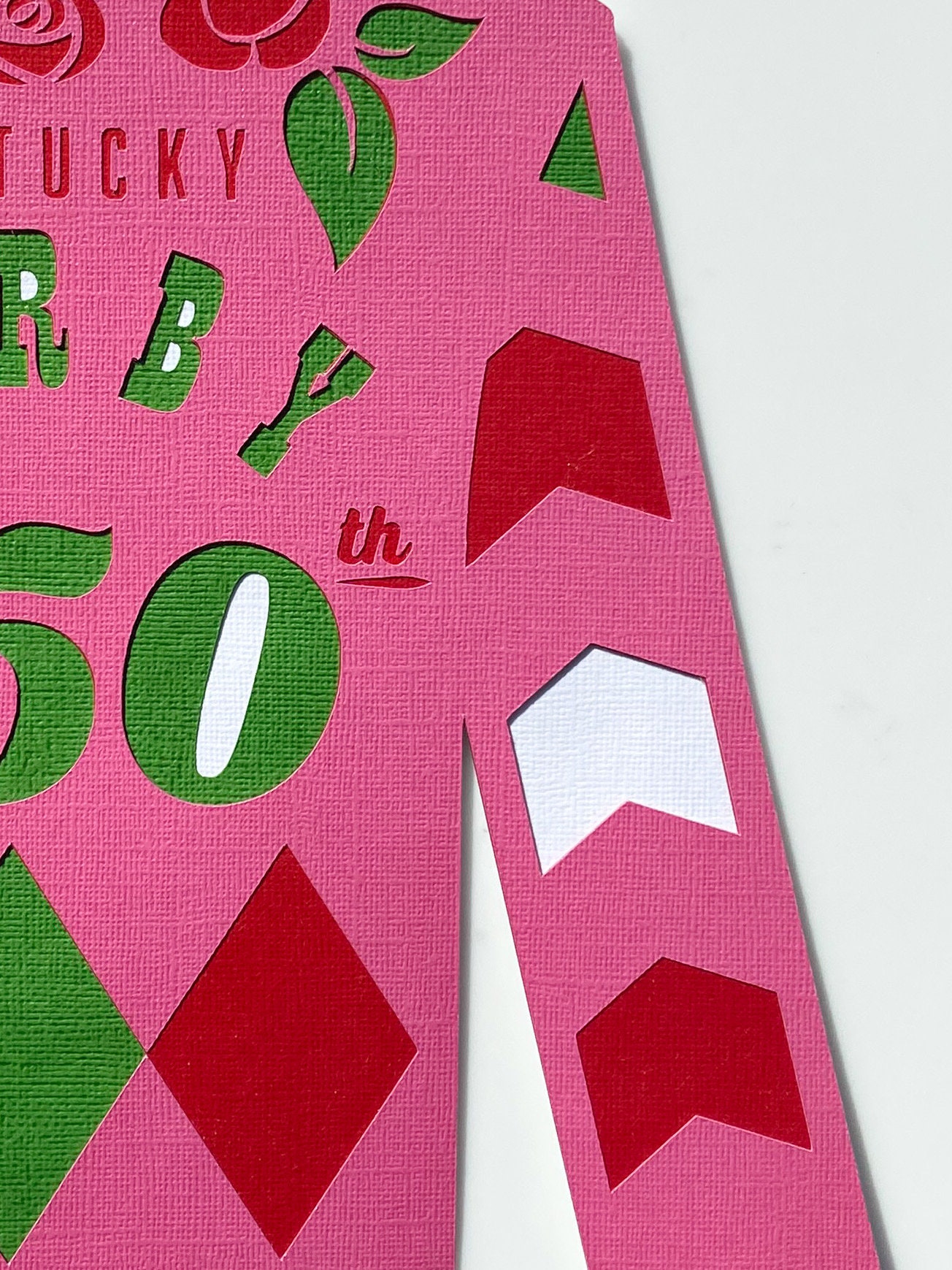 Derby Door Hanger | 150th Kentucky Derby | Paper Art | Handmade Paper ...