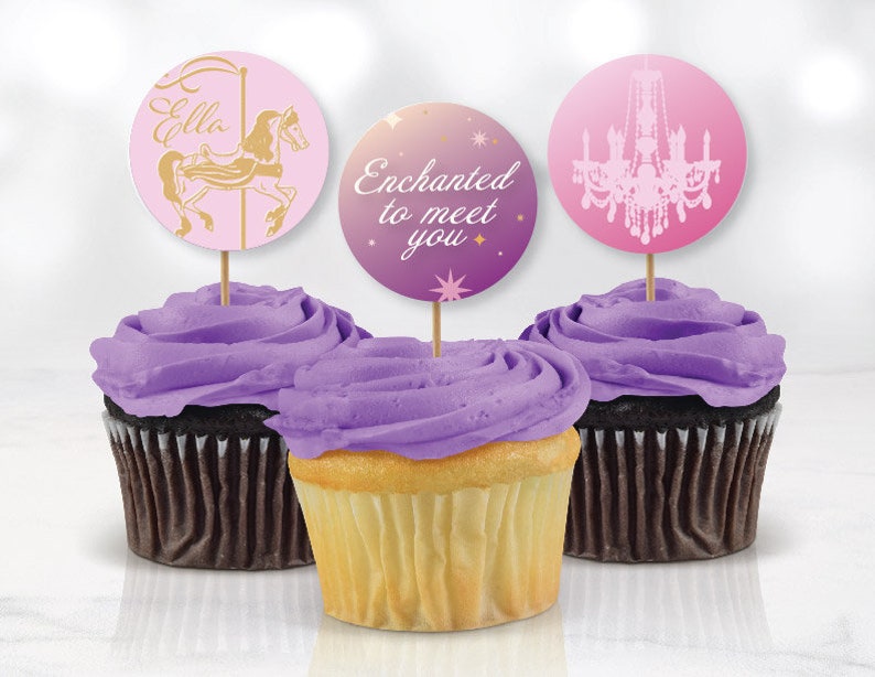 Taylor Swift / Enchanted / Enchanted to Meet You Cake + Cupcake Toppers ...
