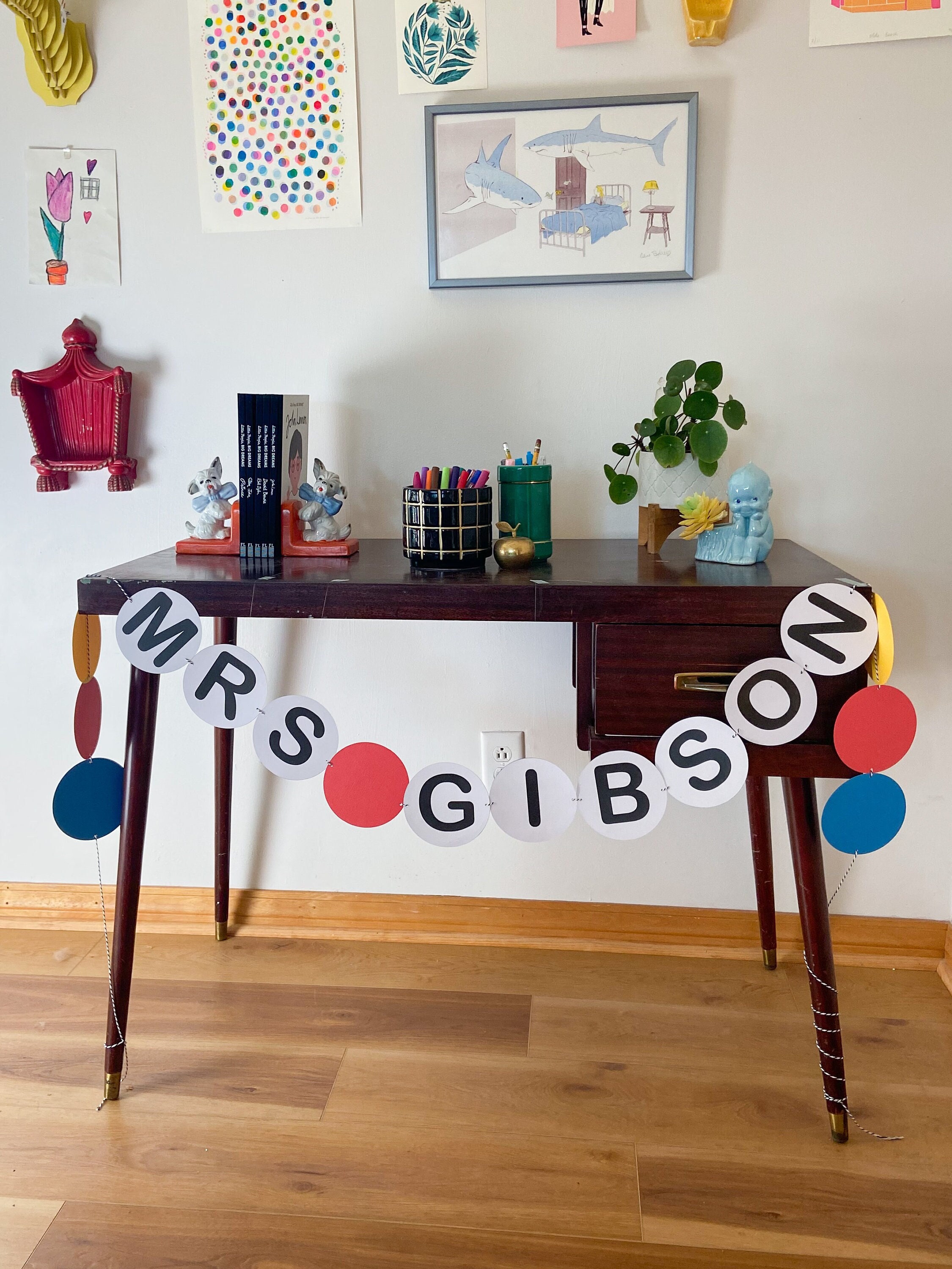 Friendship Bracelet Banner Paper Garland Personalized Customizable Free ...