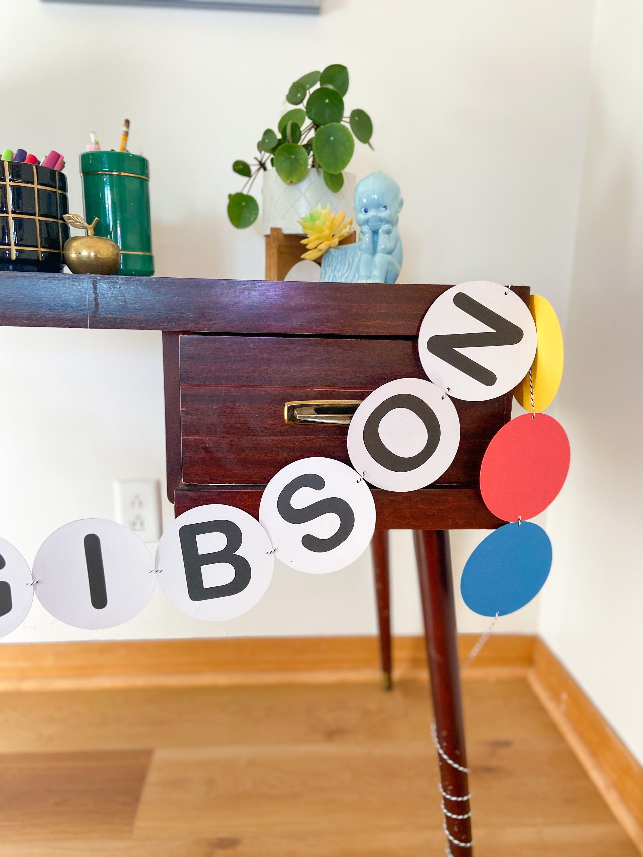 Friendship Bracelet Banner Paper Garland Personalized Customizable Free ...