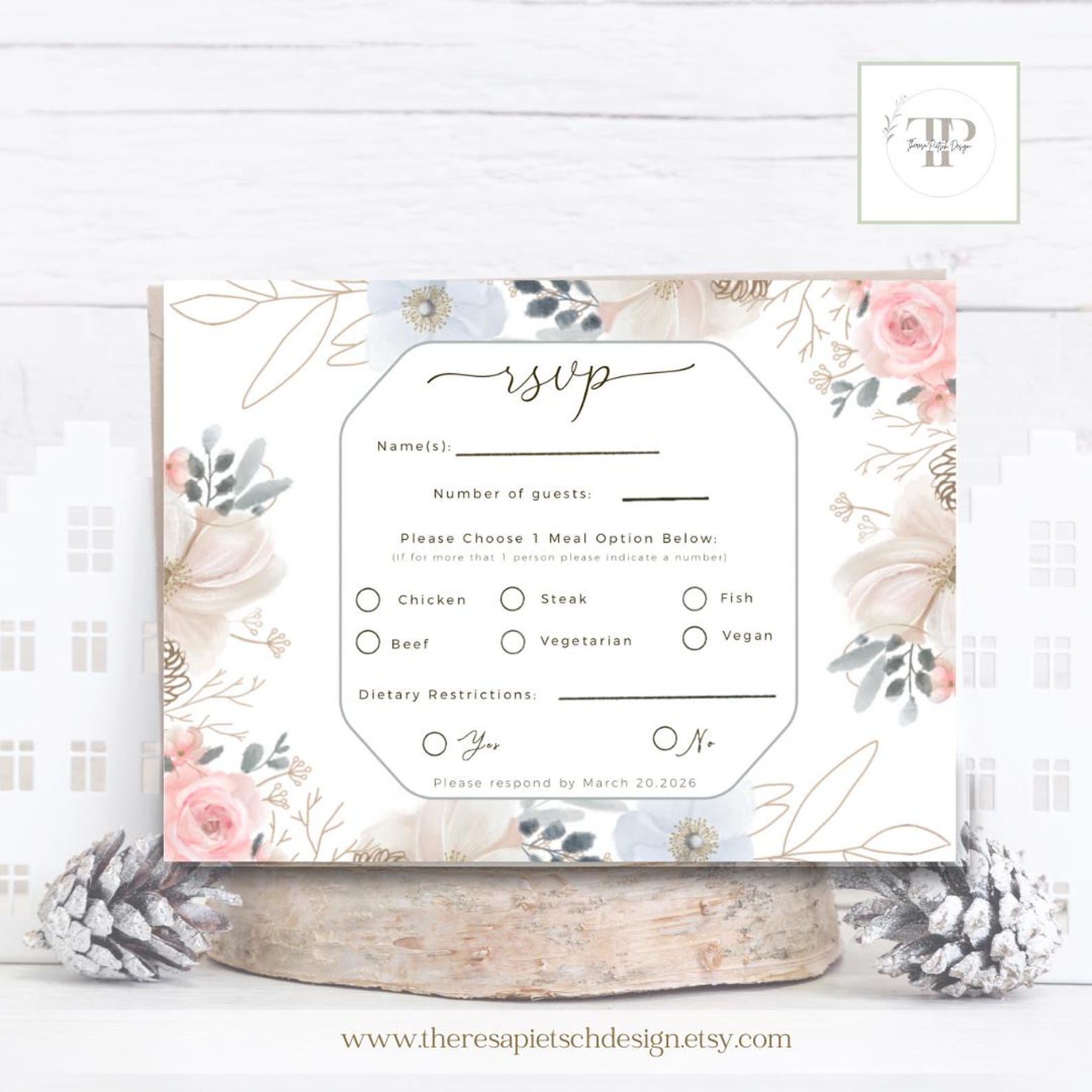 Personalized Emma Wedding Invitation Suite Invitation Details RSVP - Etsy