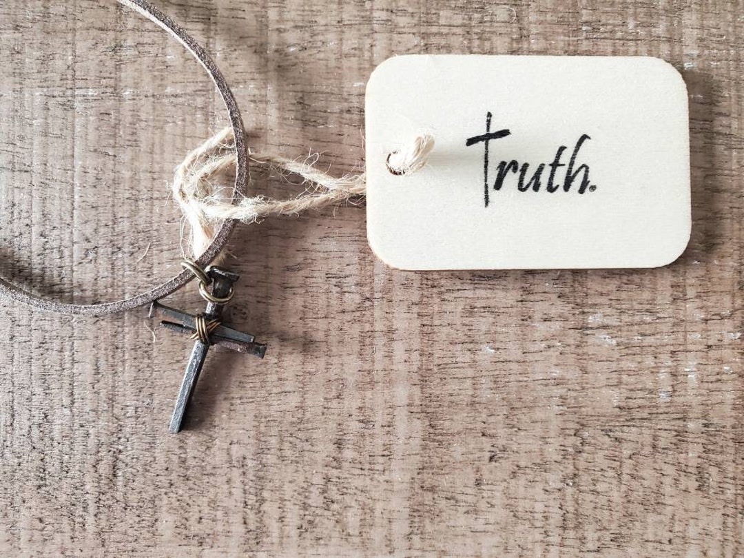 Mini Vintage - Hand Forged 3 Nail - Handmade Cross Necklace - Etsy