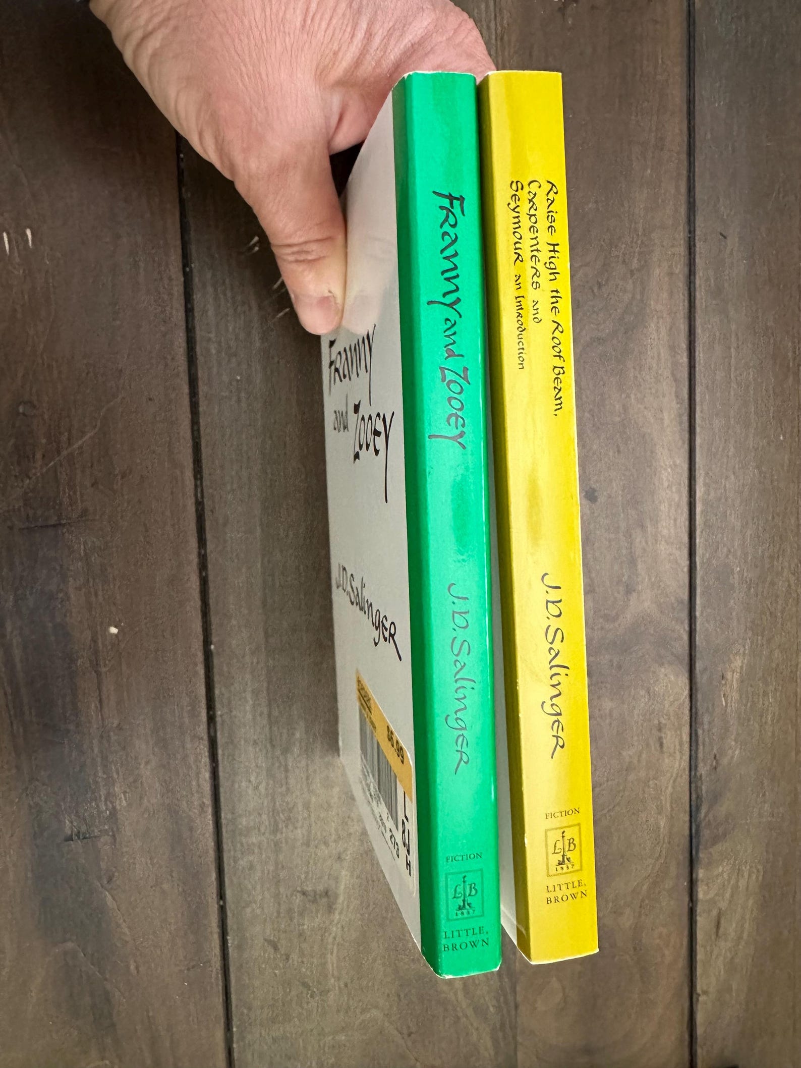 2 J.D. Salinger Books Franny and Zooey & Rise High the Roof Beam ...