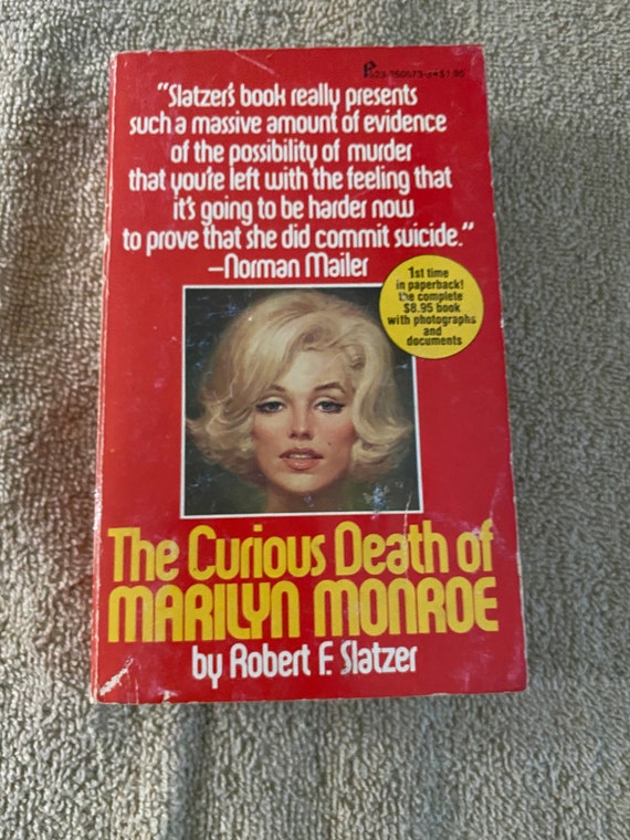 The Curious Death of Marilyn Monroe By Robert F Slatzer-1975 - Etsy