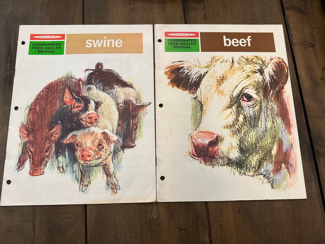 Cynamid Coordinated Feed-health Manuals 1961 & 1963 - Etsy