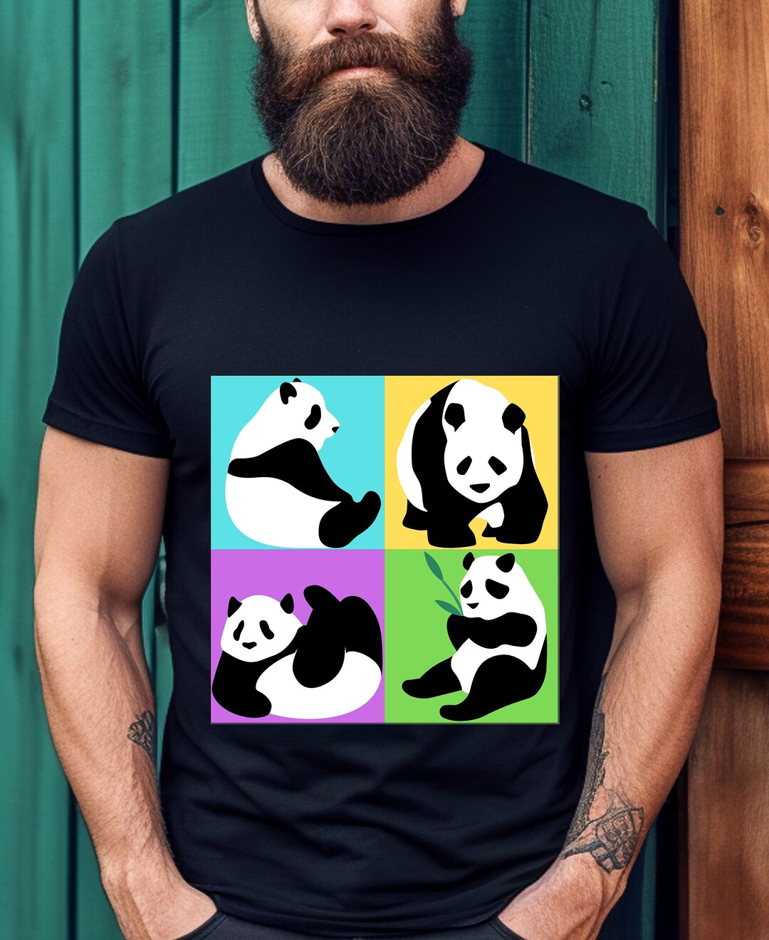 Panda Shirt, Panda Lover, I Love Pandas, Andy Warhol Shirt, Baby Panda ...