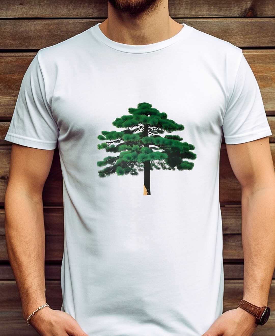 Tree Tshirt, Fur Tree Tshirt, Pine Tree Tshirt, Coniferous Tree Tshirt ...