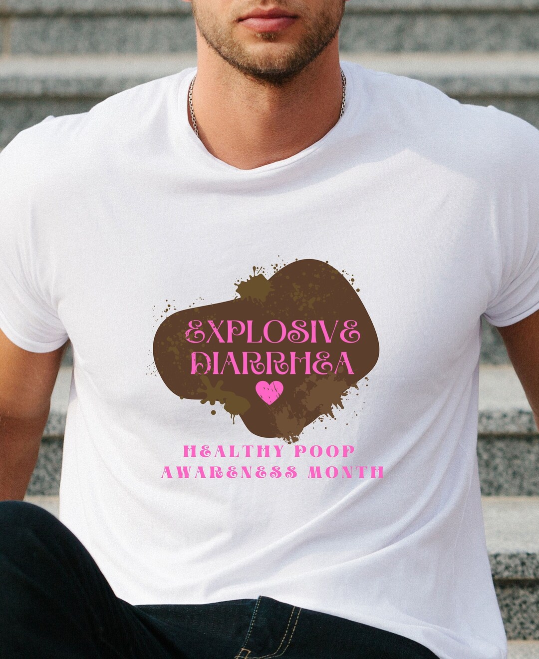 Funny Tshirt, Explosive Diarrhea Tee, Funny T-shirt, Poop Tshirt, Dad ...