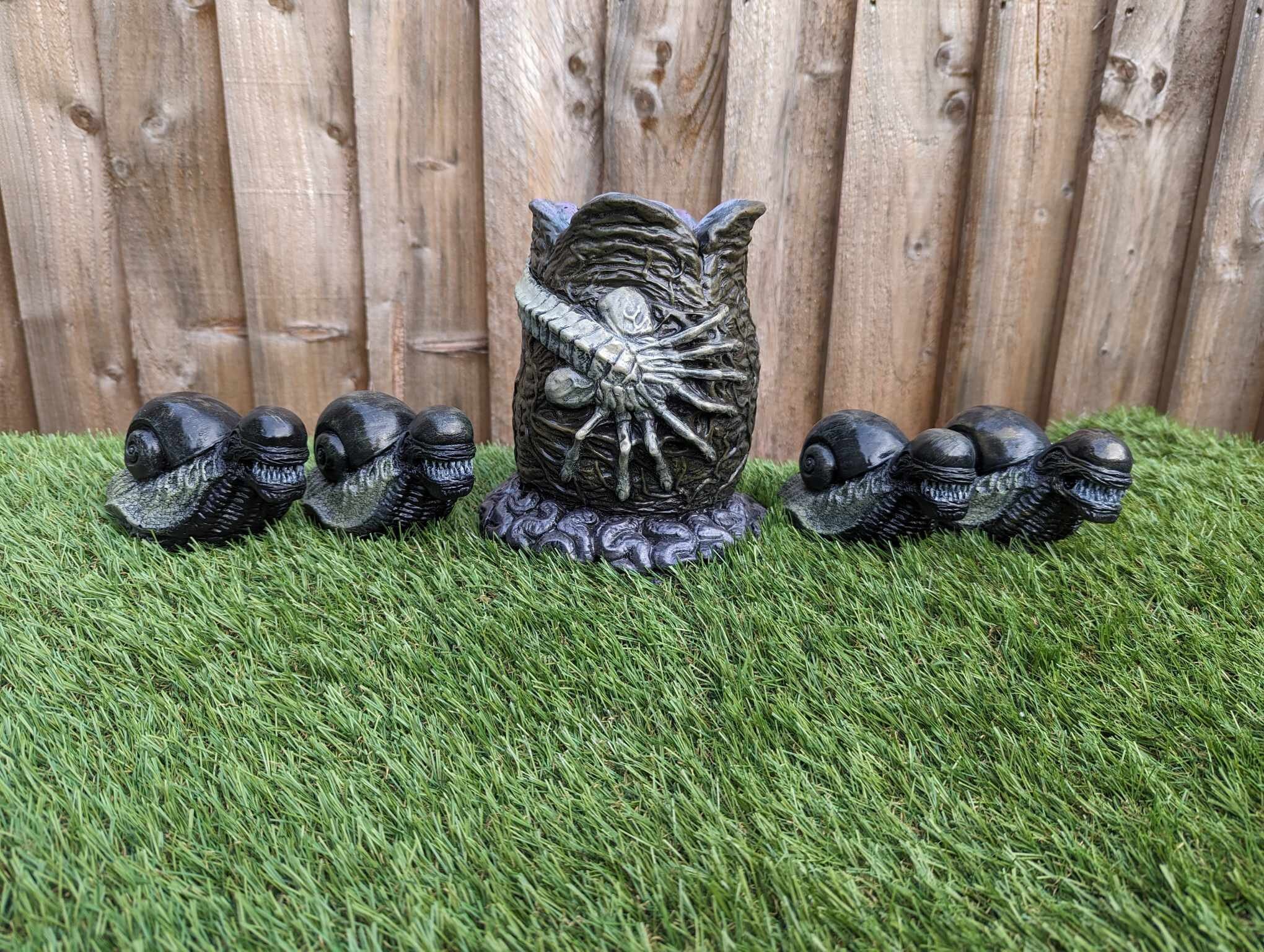 Alien Xenomorph Face Hugger Egg & Snalien Invasion Stone - Etsy