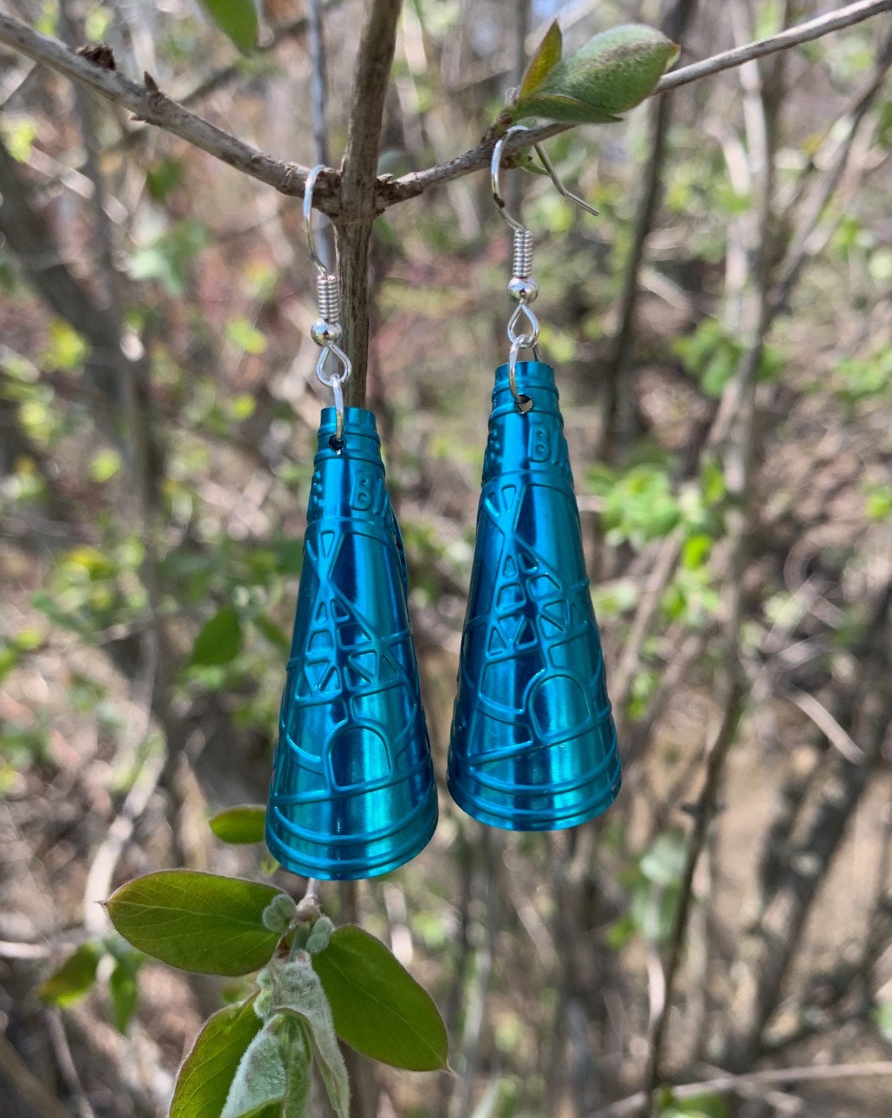 Turquoise Jingle Earrings small - Etsy
