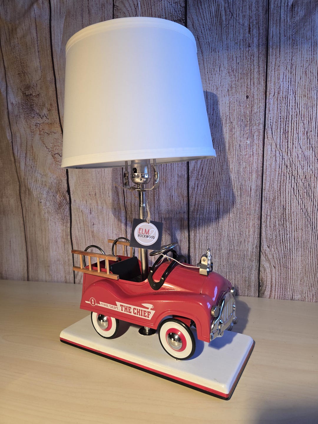 Vintage Fire Truck Toy Lamp – A Nostalgic Tribute to the Classics - Etsy