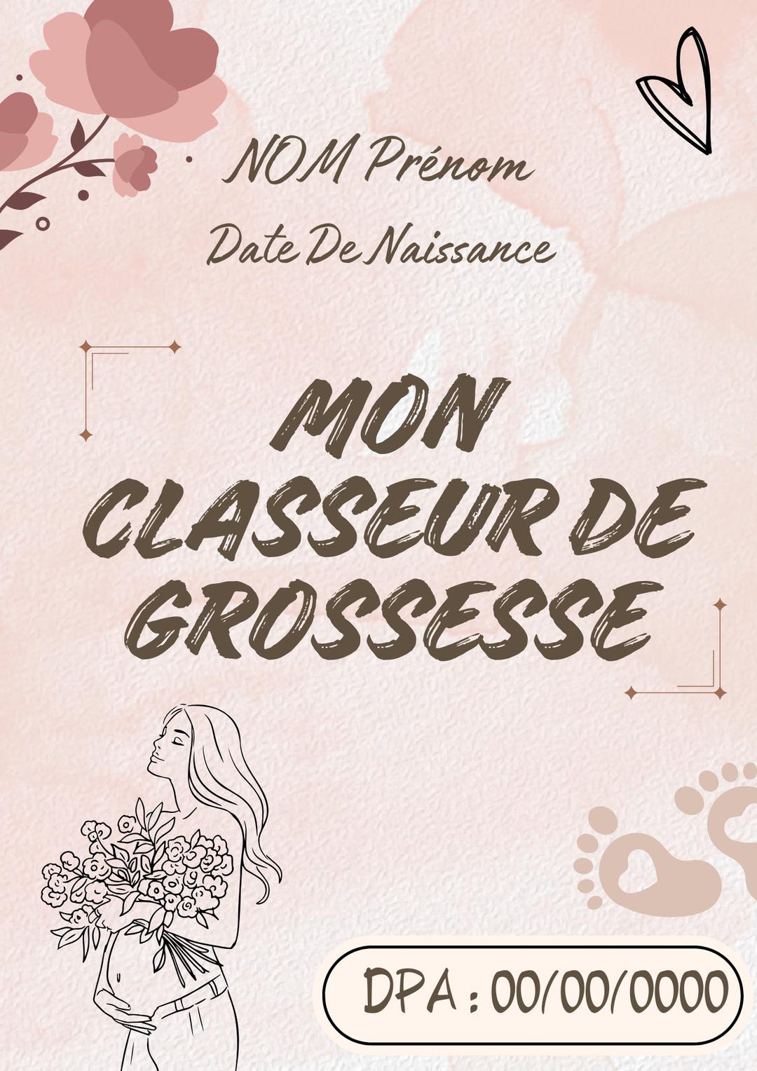 FICHES PDF pour classeur de grossesse - Etsy France