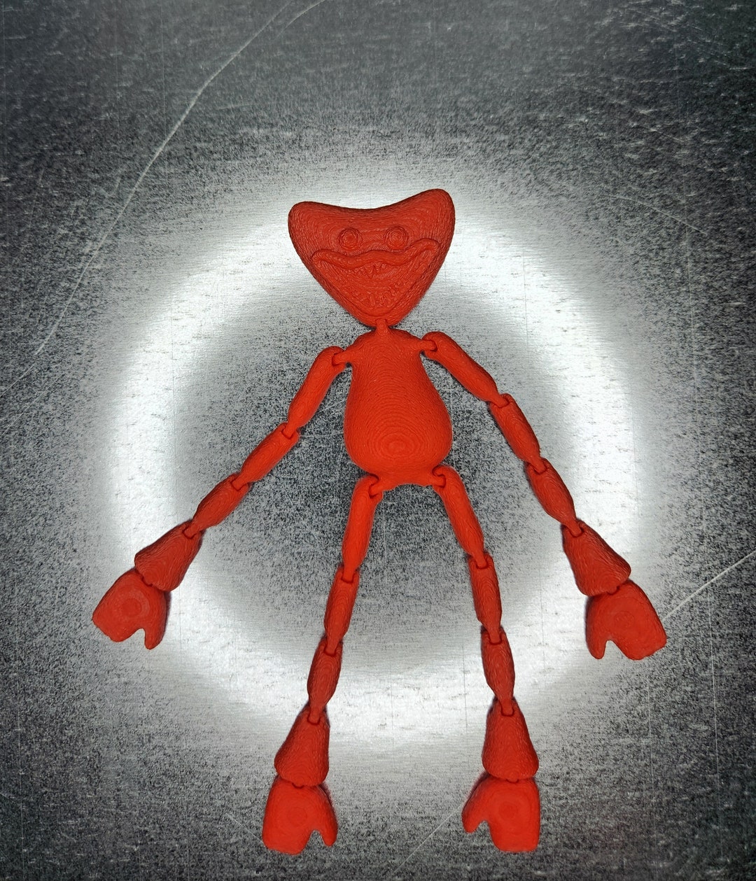 Huggy Wuggy Red Poppy Playtime Flexi Fidget Toy Action Figure 3D ...