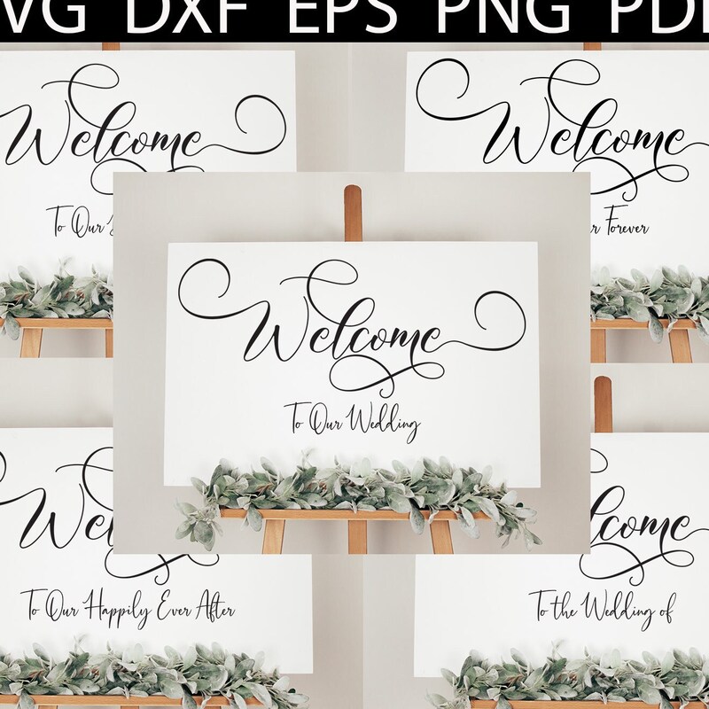 Wedding Sign Svg - Etsy