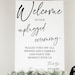 Welcome Sign With Interchangeable SVG, Tall Front Door Sign, Changeable ...