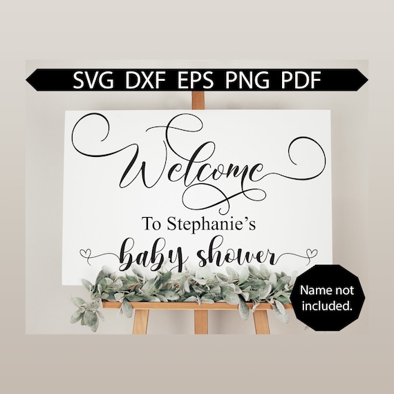 Printable Welcome Baby Signs Editable Duck Baby Shower Welcome Sign