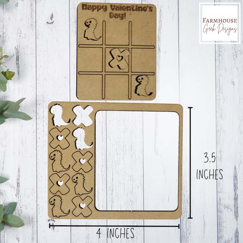 Dinosaur Valentines Laser Cut File, Kids Dino Valentine Card, DIY Craft ...