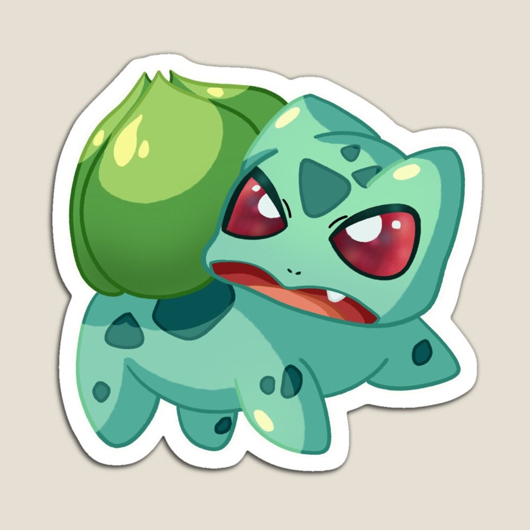001 Starter | Bulbasuar Sticker - Etsy
