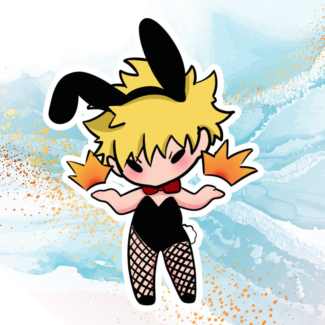 Bunny Baku Sticker - Etsy