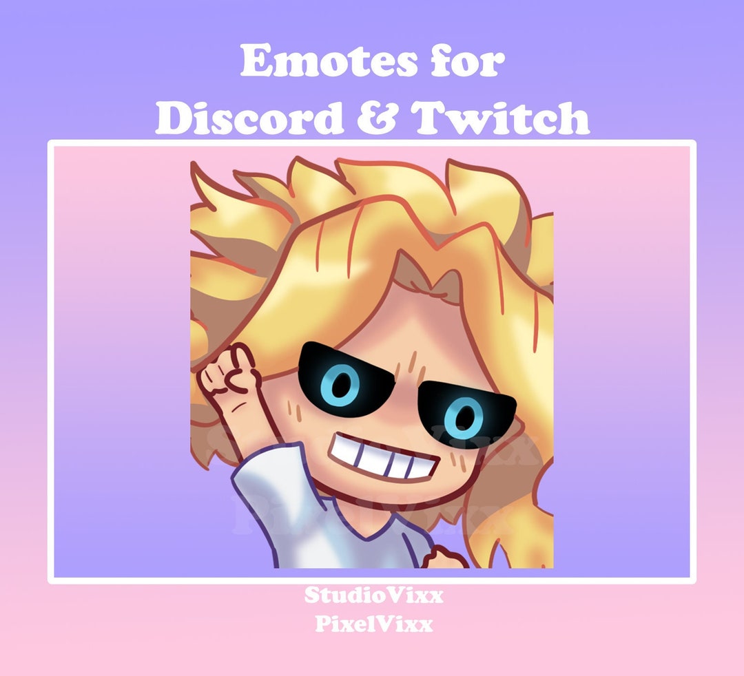 Twitch Emote Allmight - Etsy