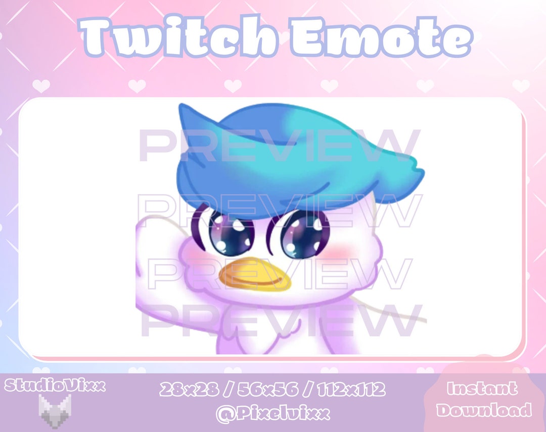 Pokémon Quaxly Emote | Badge | Bit | Cheer - Etsy